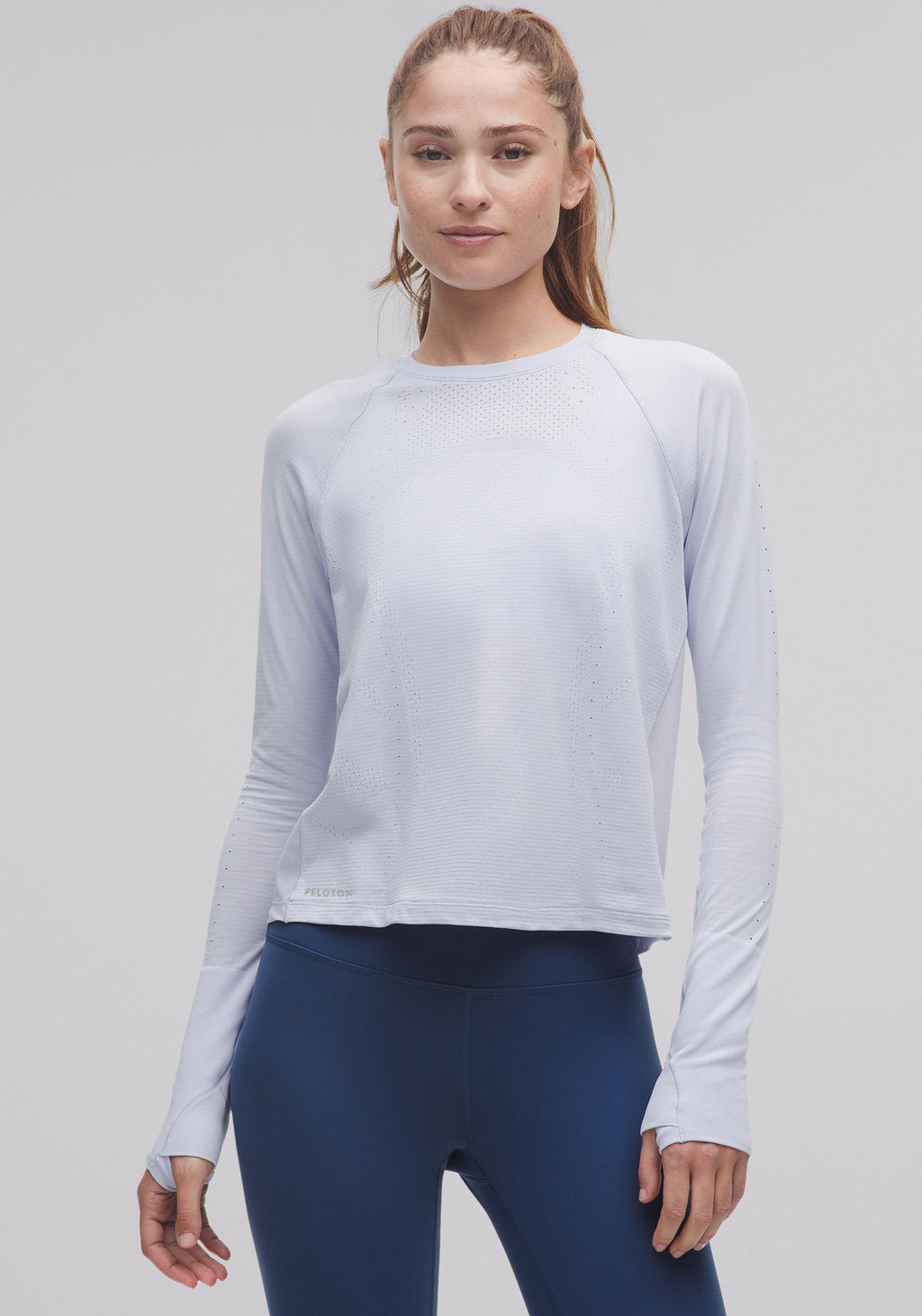 Swiftly Mesh-Back Long-Sleeve Shirt – Peloton Apparel US