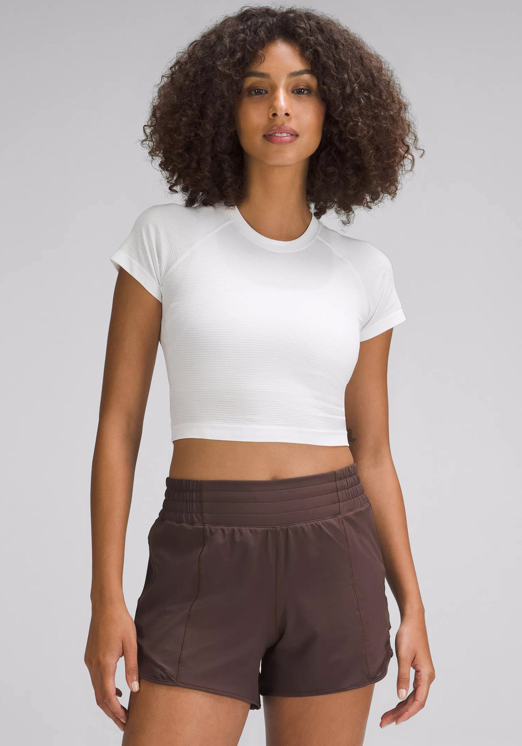 Swiftly Tech Cropped Short-Sleeve Shirt 2.0 – Peloton Apparel US