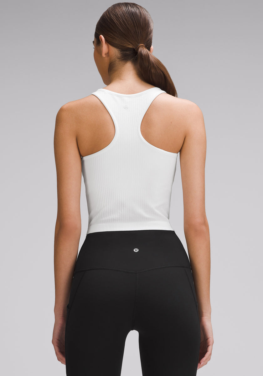 Ebb to Street Cropped Racerback Tank Top – Peloton Apparel US