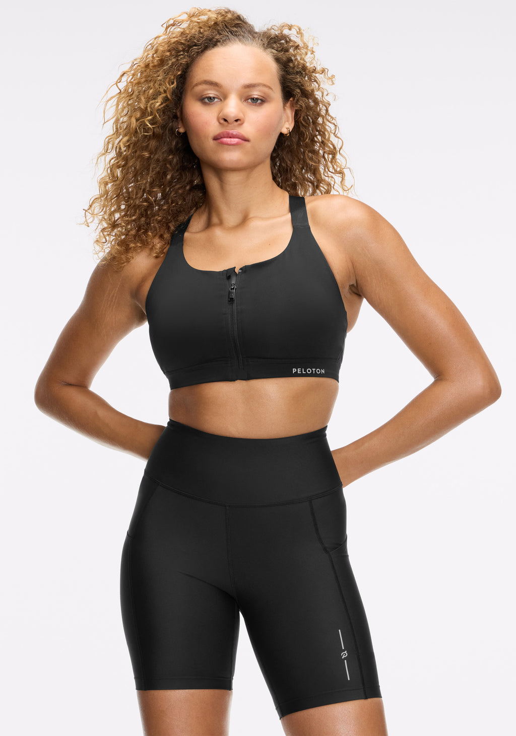 PaceForm Enhanced Support Zip Front Bra – Peloton Apparel US